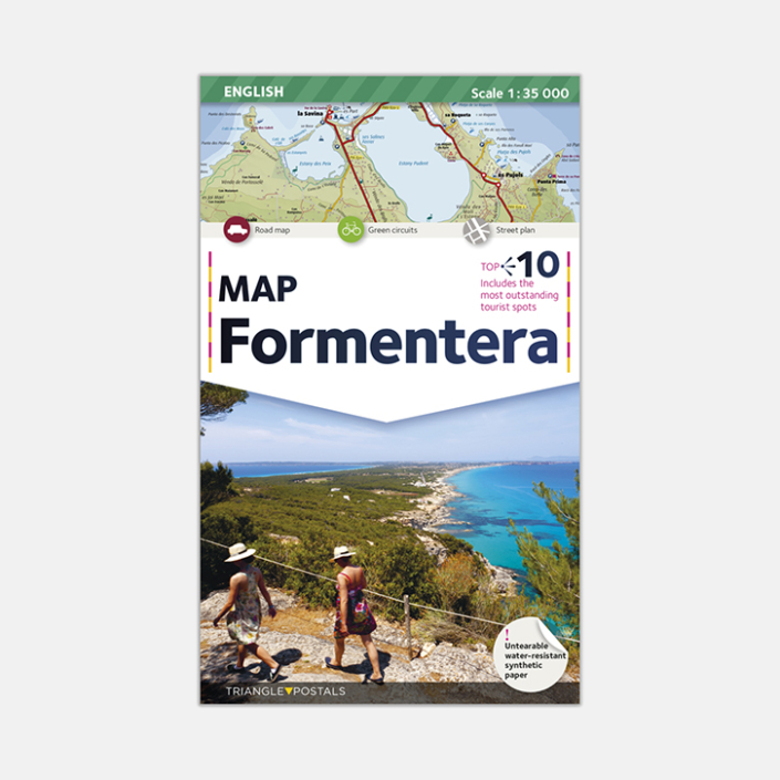 Tourist maps with roads, towns, and beaches