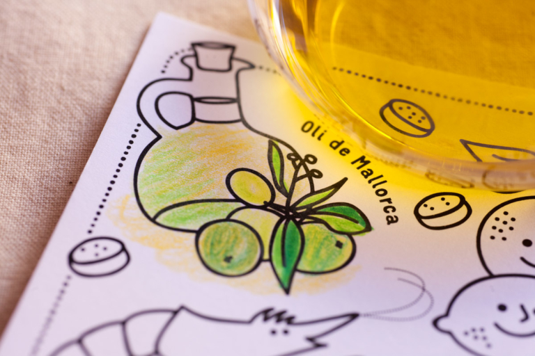 Map of Mallorca for coloring - Triangle Editorial