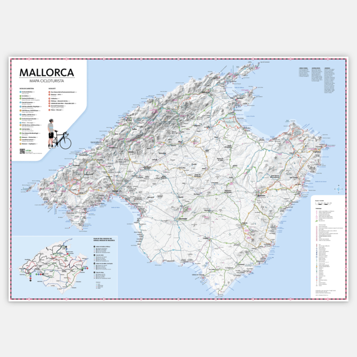 Mallorca, Cycle Tourism Map - Triangle Editorial