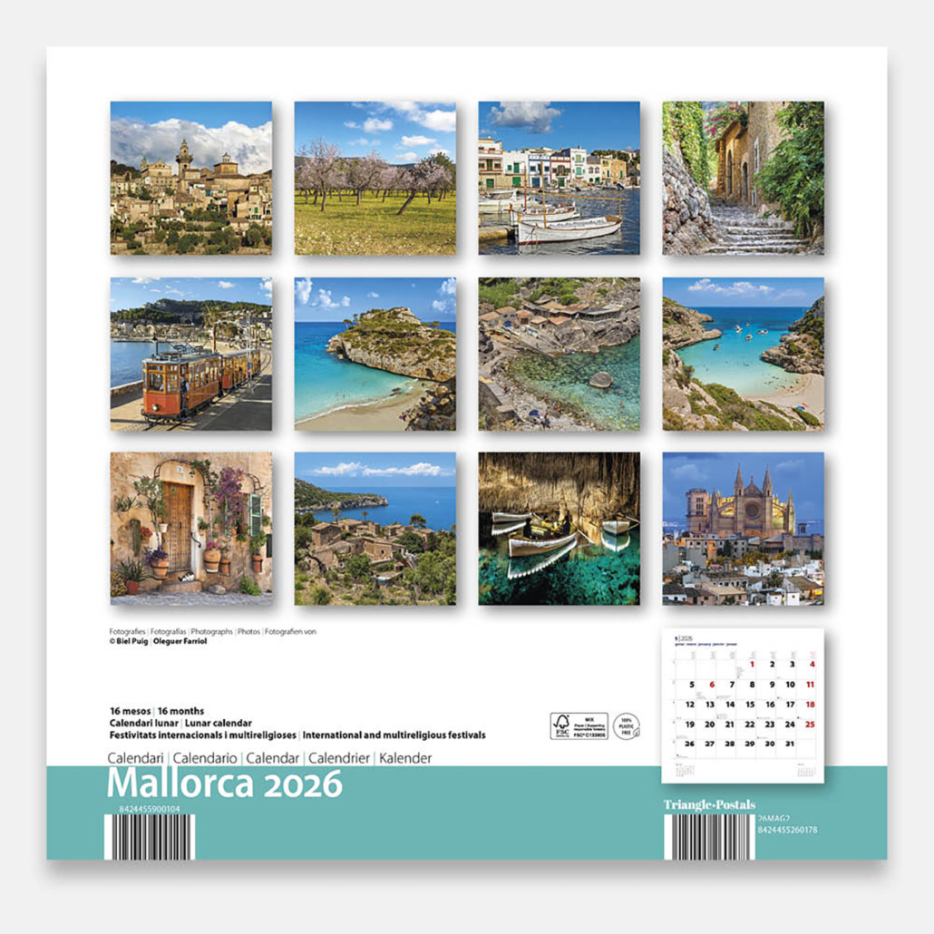 Calendario 2026 Mallorca (Port de Sóller) - Triangle Editorial